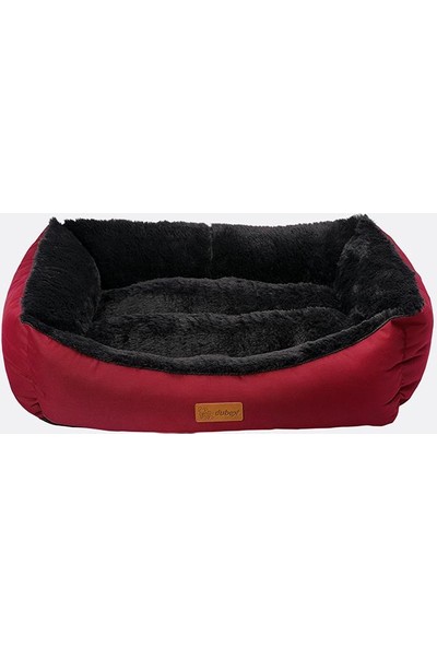 Dubex Jellybean Bordo-Antrasit Gri Kedi ve Köpek Yatağı Medium Dubex Jellybean Bordo-Antrasit Gri Kedi ve Köpek Yatağı Medium