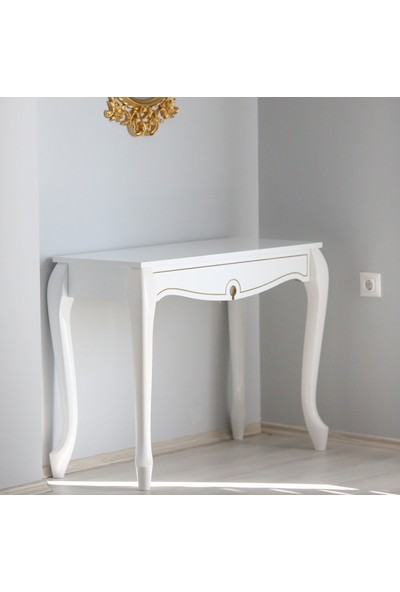 Tasarım Mobilyacım Pont Beyaz Dört Ayak Dresuar