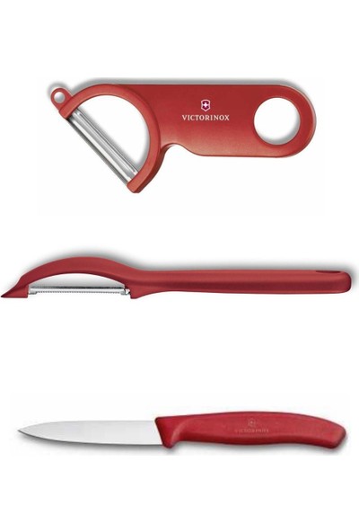 Victorinox Soyma Seti Kırmızı Set Victorinox