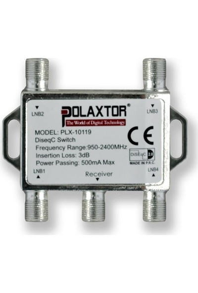 Polaxtor Dayzek 4x1 Diseqc Rewel PLX-10119 170005 Polaxtor Dayzek 4x1 Diseqc Rewel PLX-10119 170005