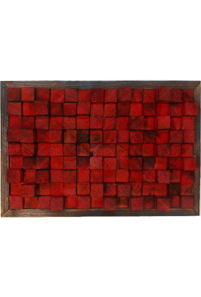 Reviartwood Akustik Dekoratif Masif Ahşap Tablo