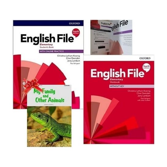 English File Elementary Fourth Edition+Access Code + Oxford Kitabı