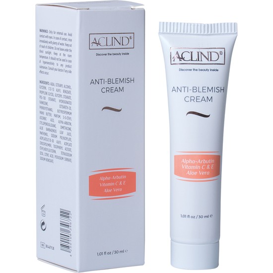 Aclind® Anti-Blemish Cream 30 ml Pigmentasyon Sorunlarına Fiyatı