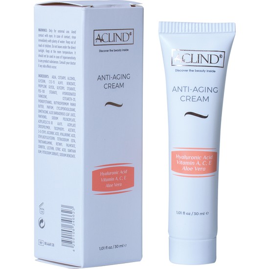 Aclind® Anti-Aging Cream 30 ml Fiyatı - Taksit Seçenekleri