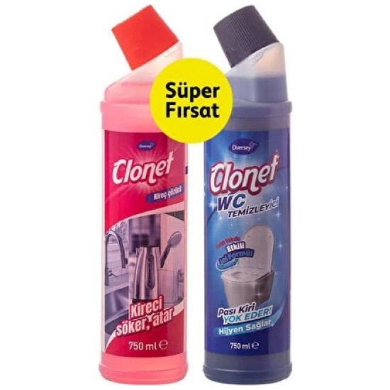 Clonet Wc Temizleyici ve Kireç Sökücü Fiyatı - Taksit Seçenekleri