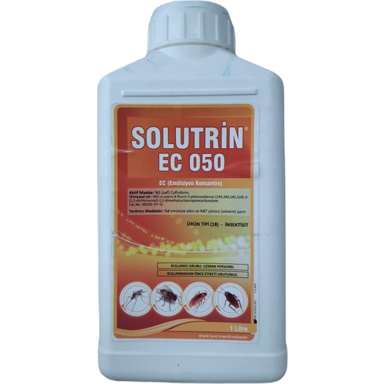 Safa Tarım Solutrin Ec 050 Genel Haşere 1 lt Fiyatı