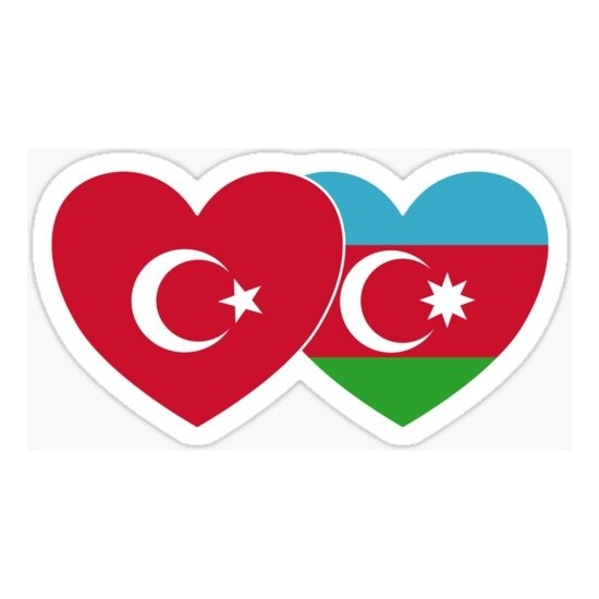 Azerbaycan Azerbaijan 17 cm Araba Sticker Etiket MD24 Fiyatı