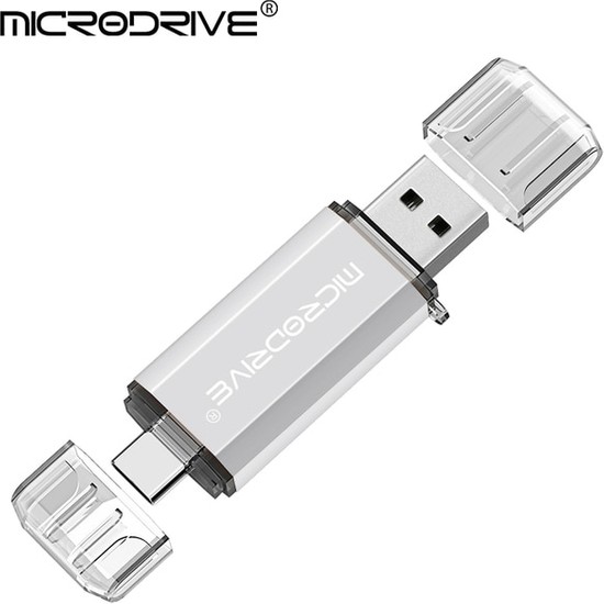 2Guoyang Beyaz 128GB Otg USB Flash Sürücü C Tipi Kalem Fiyatı