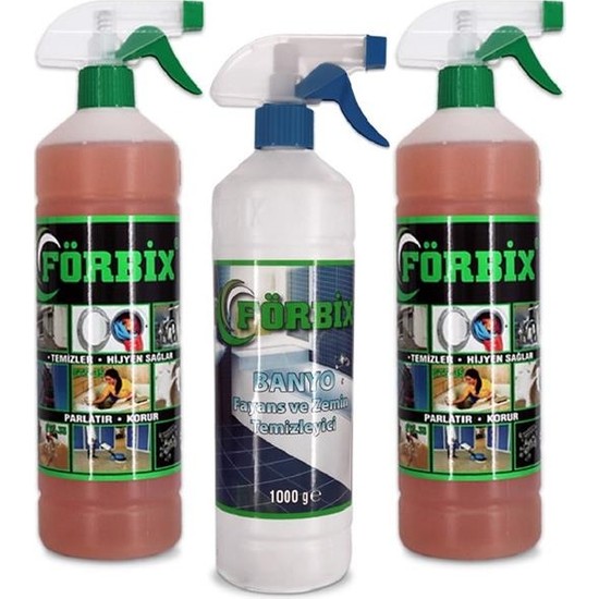 FORBİX 3 LÜ PAKET 2 FORBİXGTS35 VE 1 BANYO TEMİZLEYİCİ Fiyatı