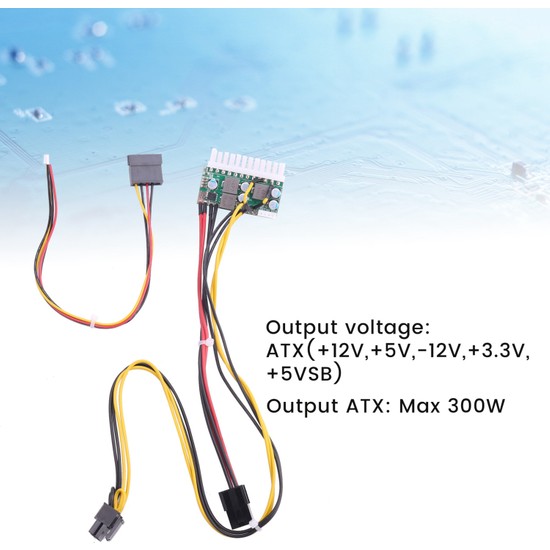 Talent Pcı-E 6pın Giriş Dc 12V 300W DC-ATX-300W 24PIN Pıco Fiyatı