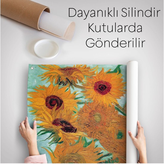 Vincent Van Gogh Ayçiçeği Duvar ÖRTÜSÜ-HALISI-6437 Fiyatı