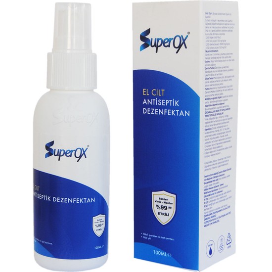 Superox Hipokloröz (Hocl) Alkolsüz El Cilt Antiiseptik Fiyatı