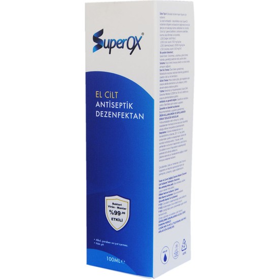 Superox Hipokloröz (Hocl) Alkolsüz El Cilt Antiiseptik Fiyatı