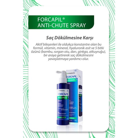 Arkopharma Forcapil® Anti-Hair Loss Spray – Saç Dökülmesine Fiyatı