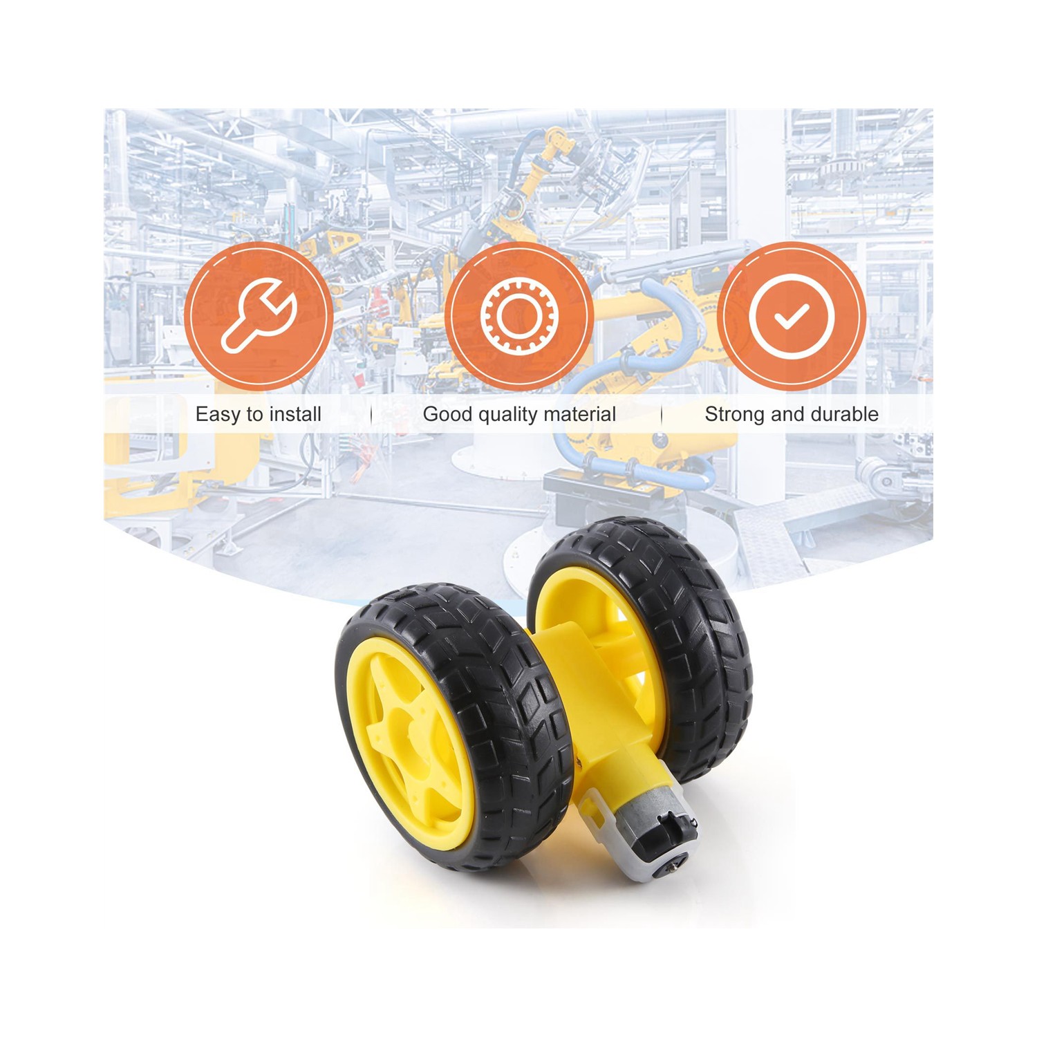 Hermoso Arduino Akıllı Araba Robot Lastik Tekerlek Için 4 Fiyatı