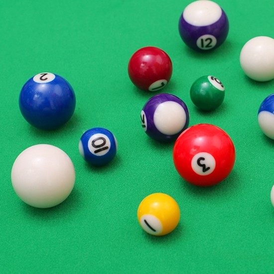 Hermoso 25MM Çocuk Bilardo Masa Topları Seti 16 Adet Mini Fiyatı