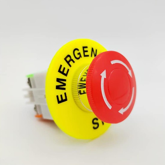 PLASTİM 90 MM Acil Durdurma Buton Etiketi ( 5 Adet ) Fiyatı