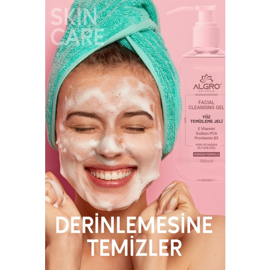 Algro Yüz Temizleme Jeli Kuru Hassas Ciltler Için Fiyatı