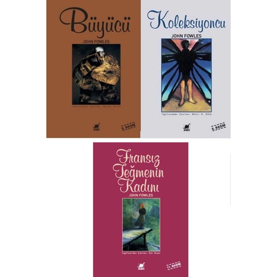 Büyücü - Koleksiyoncu - Fransız Teğmenin Kadını - 3 Kitap Kitabı