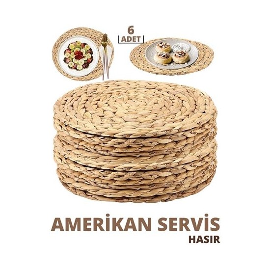 Hatiç Store Transformacion Hasır Amerikan Servis 6 Lı Set Fiyatı
