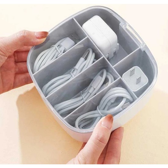 Ganbao C Toz Geçirmez Tel Kablo Tutucu Kutusu Ofis Çekmecesi Fiyatı