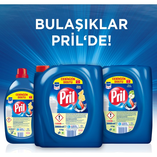 Pril Limon Elde Yıkama Sıvı Bulaşık Deterjanı 4 KG Fiyatı