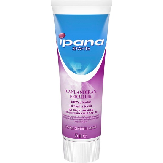 Ipana 3D White Canlandıran Ferahlık Diş Macunu 75 ml Fiyatı