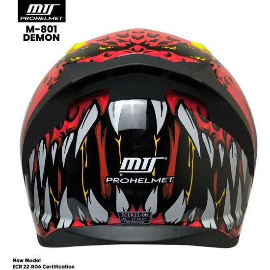 Mts Pro Helmets M-801 Demon Full Face Motosiklet Kaskı Fiyatı