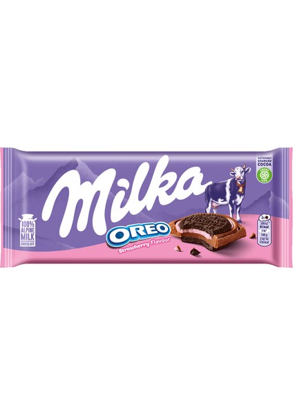 Milka Tablet Çikolata Oreo Çilek 92 gr Fiyatı - Taksit Seçenekleri