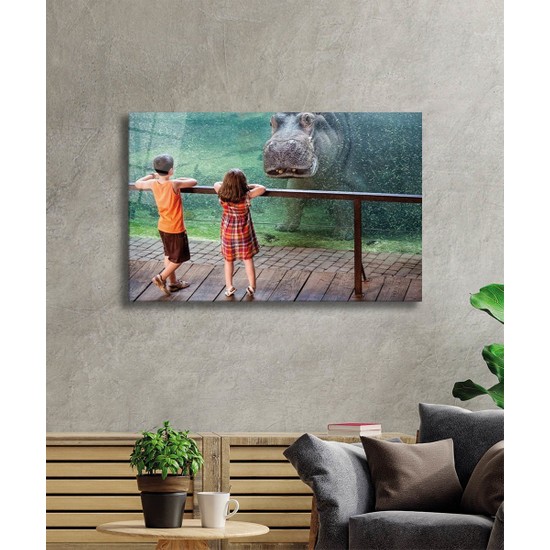 Dekor Artı Hayvanat Bahçesi Cam Tablo Zoo Fiyatı