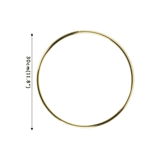 Ganbao 30 cm Metal Çember 10-40 cm Ev Dekor Altın Metal Fiyatı