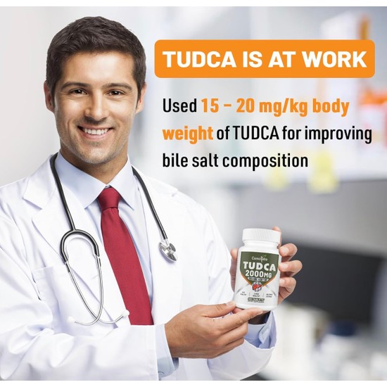 Canatara Tudca Liver Supplements 2000 mg – Strong Bile Salts Fiyatı