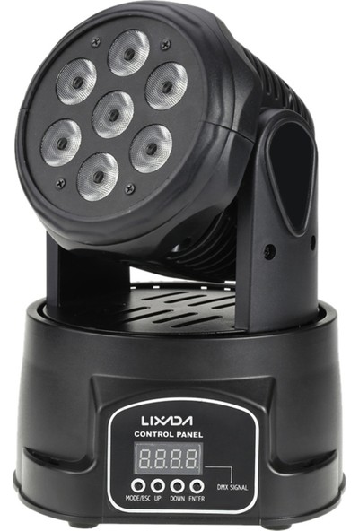 Lixada DMX-512 Mini Hareketli Baş Işığı 4 In 1 Rgbw Lixada DMX-512 Mini Hareketli Baş Işığı 4 In 1 Rgbw