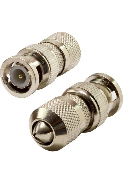 OEM Bnc Fiş Gümüş Cctv Kamera Bnc Konnektör 100 Adet