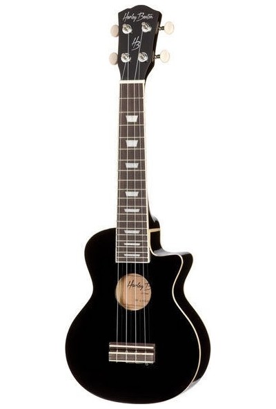 Harley Benton UK-L100 Bk Soprano Ukulele + Çanta + Pena