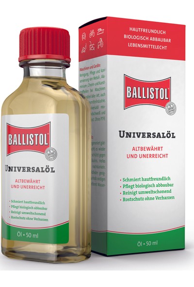 Ballistol Universal Yağ 50 ml (Cam Şişe) Ballistol Universal Yağ 50 ml (Cam Şişe)
