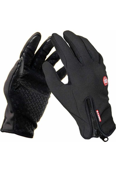 Pozitif Motorcu Eldiveni Kışlık Dokunmatik Ekran Eldiveni