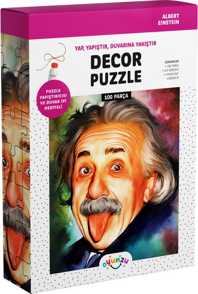 Oyunzu 100 Parça Puzzle Albert Einstein
