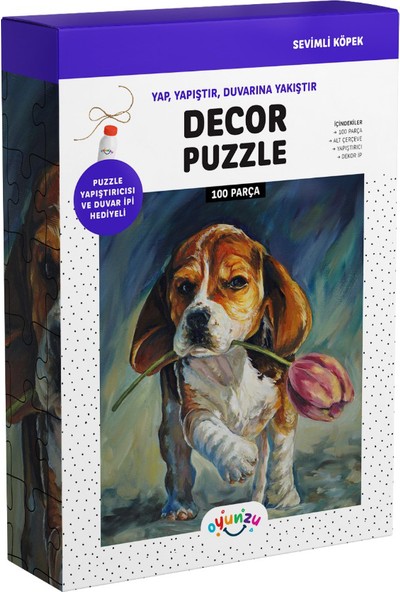 Oyunzu 100 Parça Puzzle Sevimli Köpek