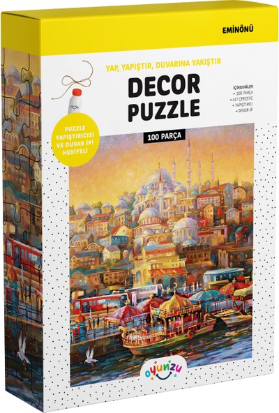 Oyunzu 100 Parça Puzzle Eminönü