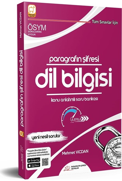 Paragrafın Şifresi Dil Bilgisi Konu Anlatımlı Soru Bankası Paragrafın Şifresi Yayıncılık