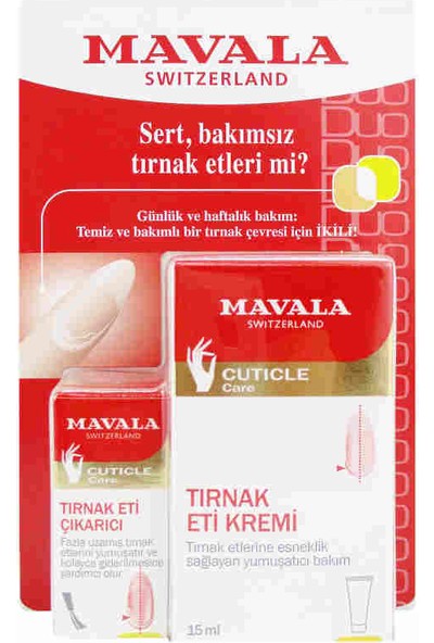 Mavala Cuticle Cream 15ML + Cuticle Remover 5ml Set Mavala Cuticle Cream 15ML + Cuticle Remover 5ml Set