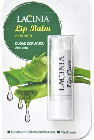 Lacinia Dudak Koruyucu Alovera Özlü 5ml Lacinia Dudak Koruyucu Alovera Özlü 5ml