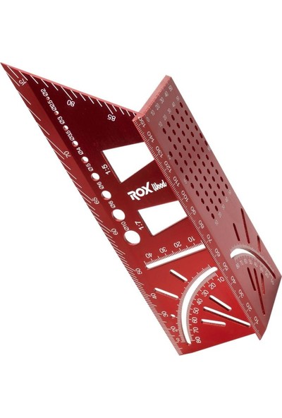 Rox Wood 0092 Alüminyum 3D Açılı Gönye Işaretleme 150 mm