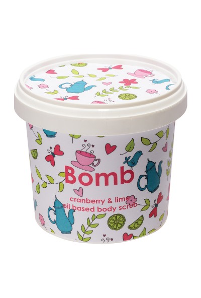 Bomb Cosmetics Cranberry & Lime Vücut Peeling 375g Bomb Cosmetics Cranberry & Lime Vücut Peeling 375g