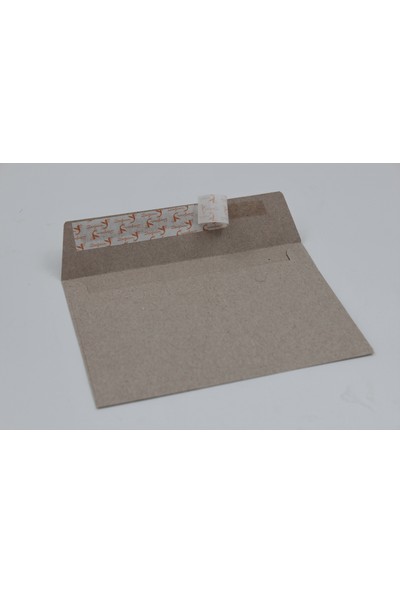 Zarfsan Elvan Silikonlu Kraft Zarf 11,4 x 16,2 cm 50'li Zarfsan Elvan Silikonlu Kraft Zarf 11,4 x 16,2 cm 50'li