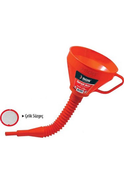 Sgs Spralli Huni 160MM Çelik Süzgeçli 2400 Sgs Spralli Huni 160MM Çelik Süzgeçli 2400