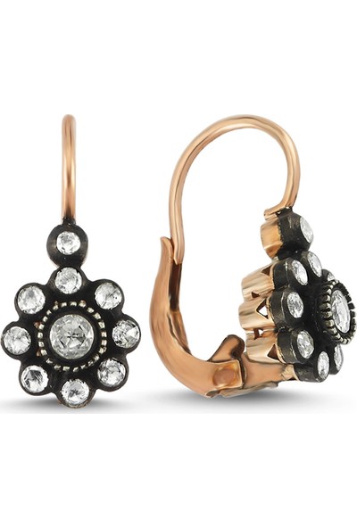 Pırlant 0,38 Karat Elmas Küpe