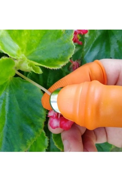 Zuzu Made Baş Parmak Soyucu Ayıklayıcı Kesme Eldiveni - Pratik Parmak Soyucu