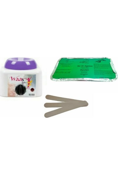 Bio Majör Profesyonel Ağda Isıtıcı + Kalıp Sir El Ağdası Azulen 500 ml + 3 Adet Spatula Bio Majör Profesyonel Ağda Isıtıcı + Kalıp Sir El Ağdası Azulen 500 ml + 3 Adet Spatula